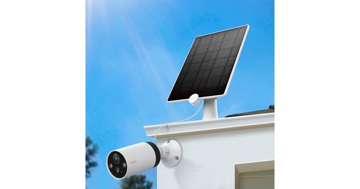 TP-Link Tapo A200, Panel solar negro/blanco