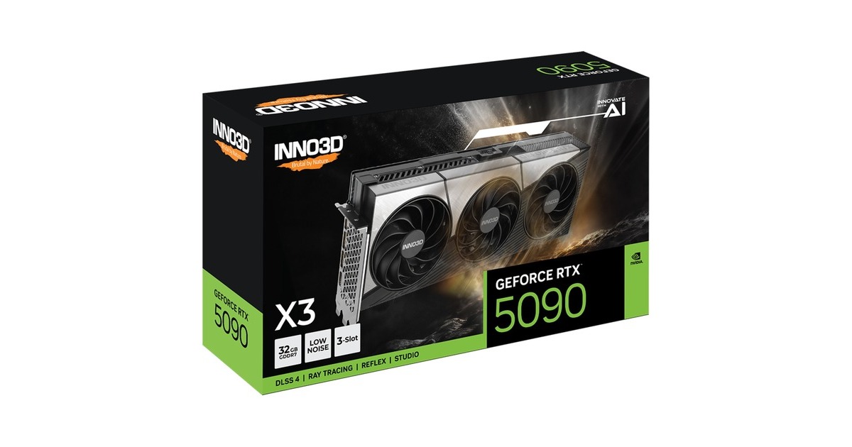 Inno3D GeForce RTX 5090 X3, Tarjeta gráfica