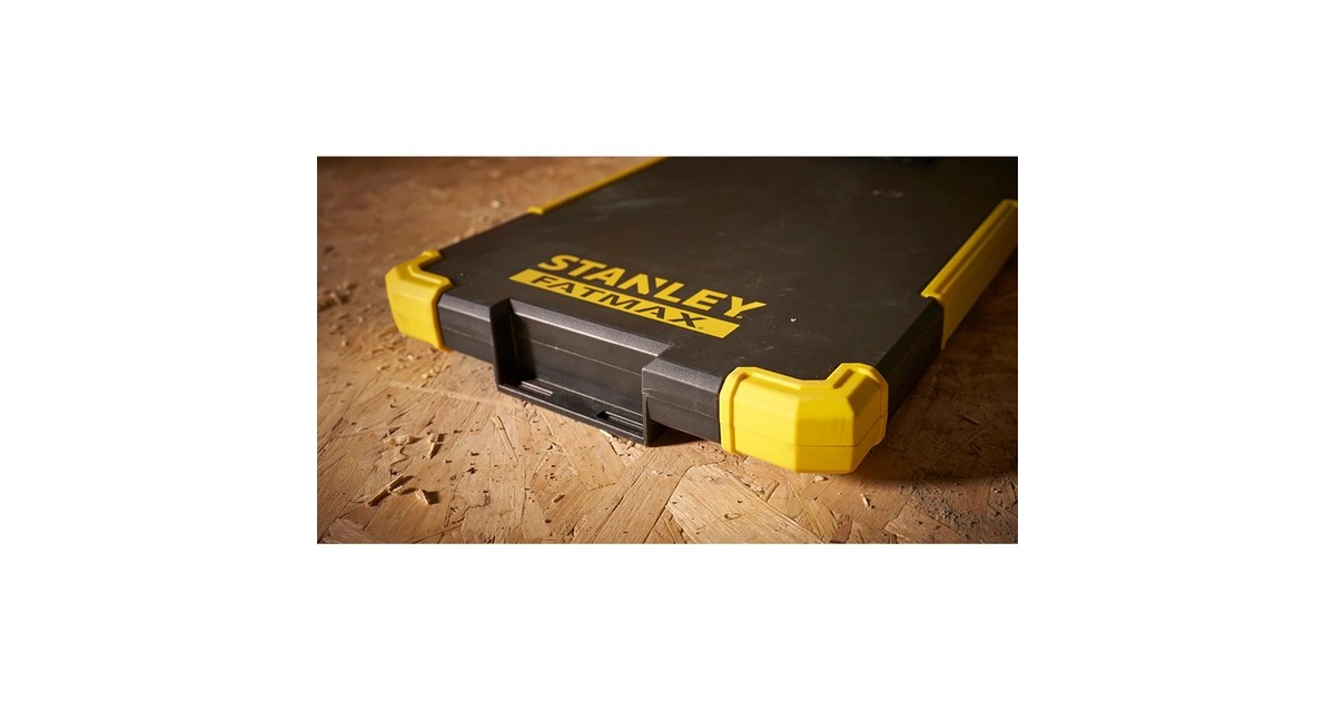 Stanley FATMAX PRO-STACK, Tablero de bornes negro/Amarillo