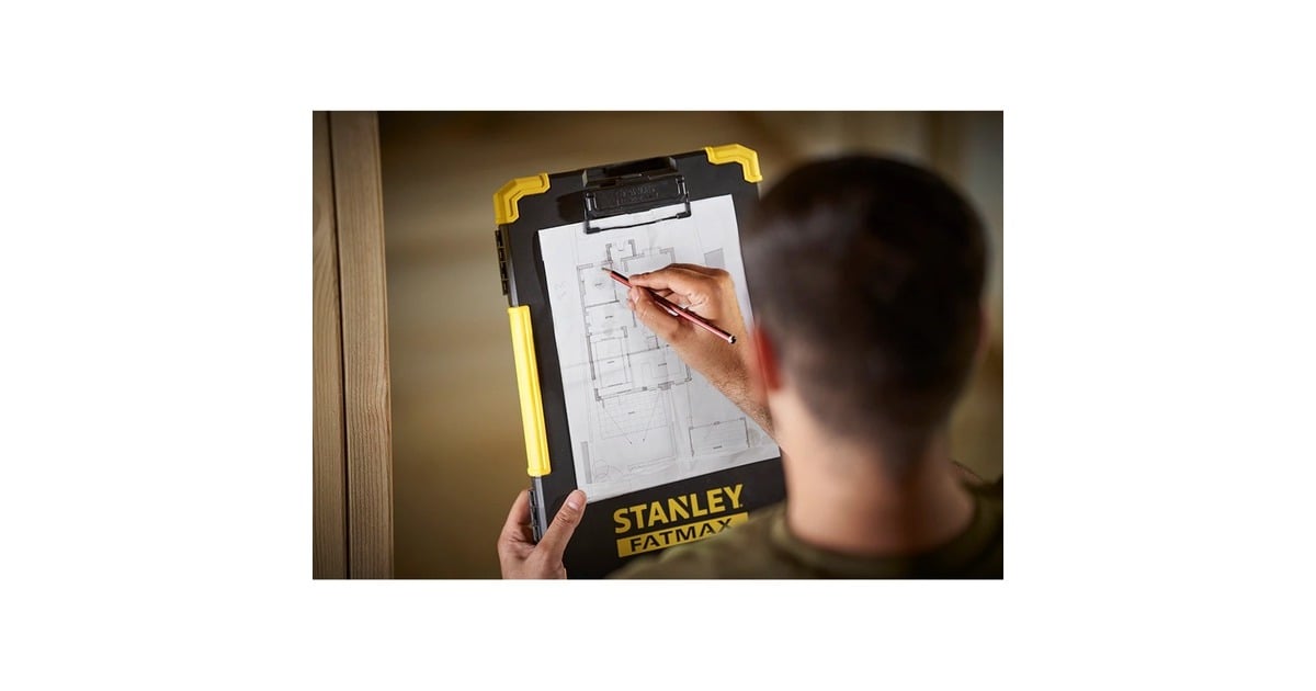 Stanley FATMAX PRO-STACK, Tablero de bornes negro/Amarillo