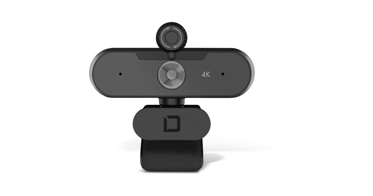 Dicota Webcam PRO Plus 4K negro