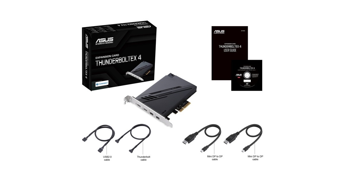 ASUS ThunderboltEX 4 tarjeta y adaptador de interfaz Interno Mini ...