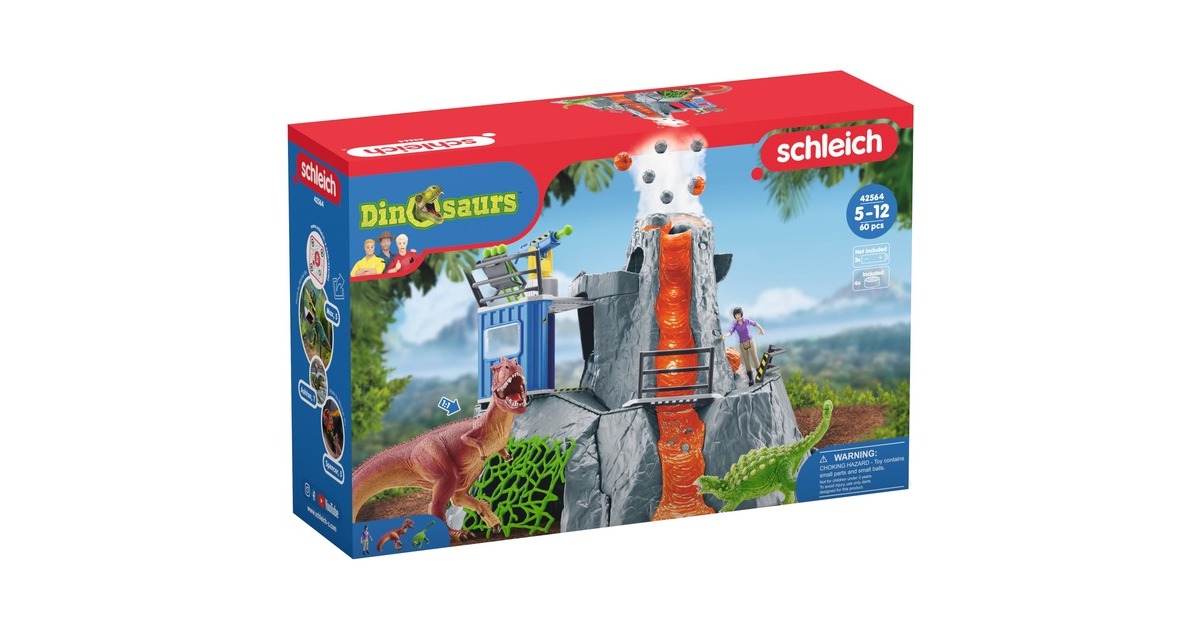 Schleich Dinosaurs 42564 set de juguetes, Muñecos Animal, Age of the ...
