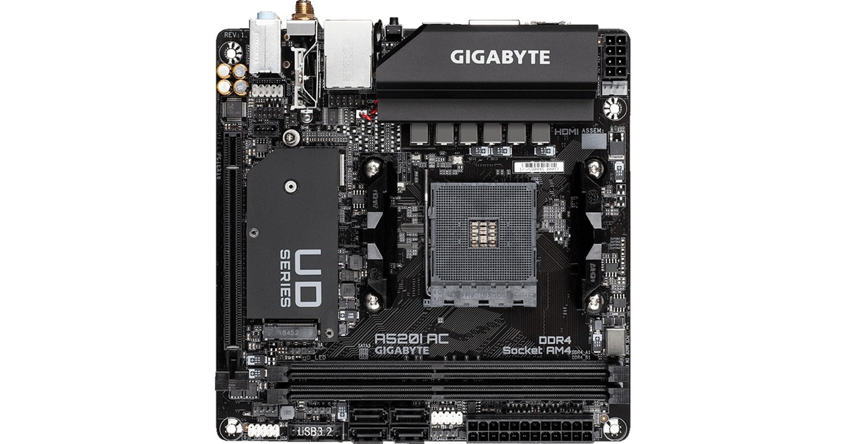 GIGABYTE A520I AC placa base AMD A520 Zócalo AM4 mini ITX AMD, Zócalo ...