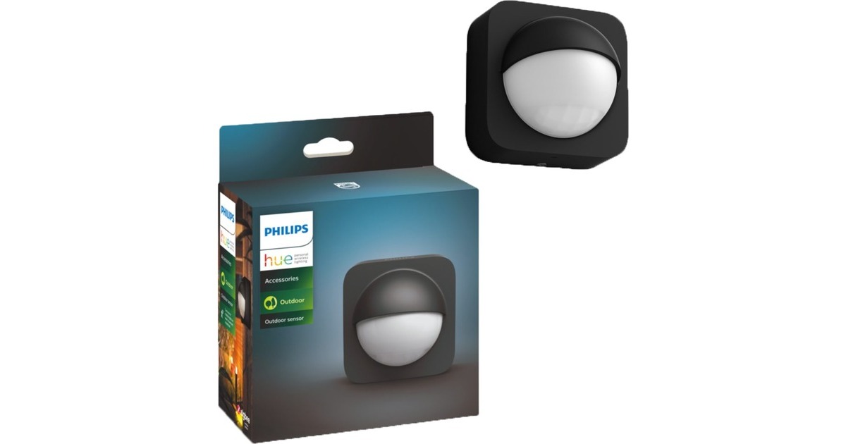 Philips HUE Sensor de exterior, Detector de movimiento negro, Philips ...
