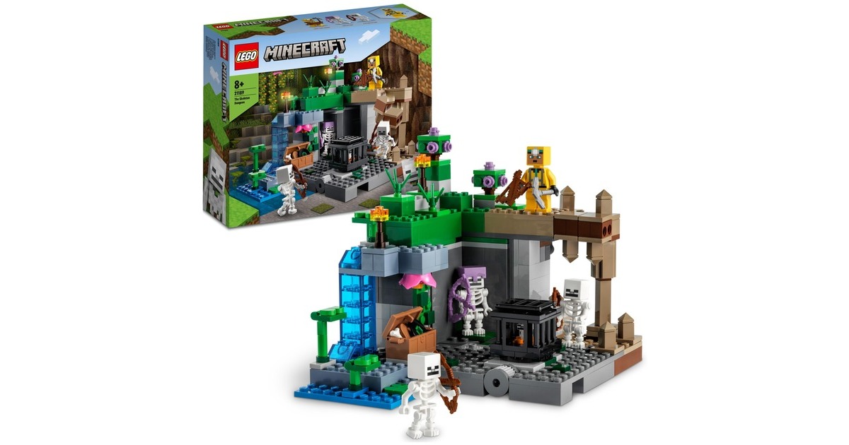 Lego Minecraft 21189 La Mazmorra del Esqueleto, Juguete con Funciones ...