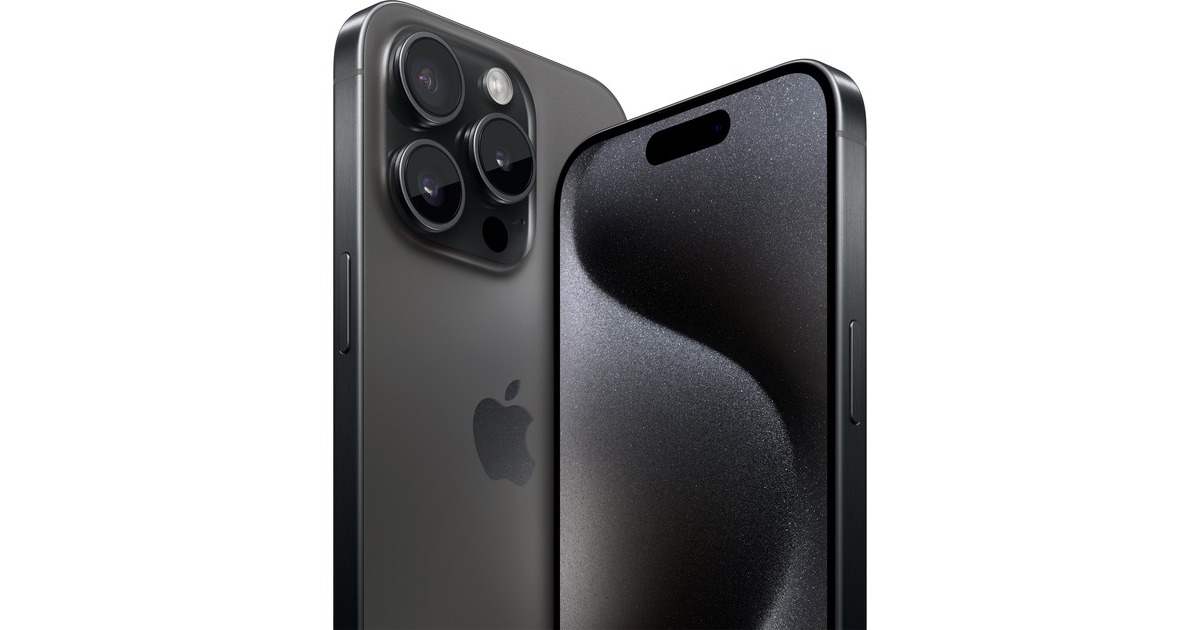 Apple iPhone 15 Pro Max, Móvil negro