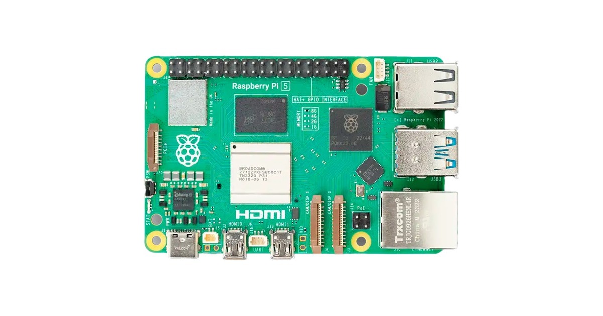Raspberry Pi Foundation Raspberry-PI-5-4GB, Placa base