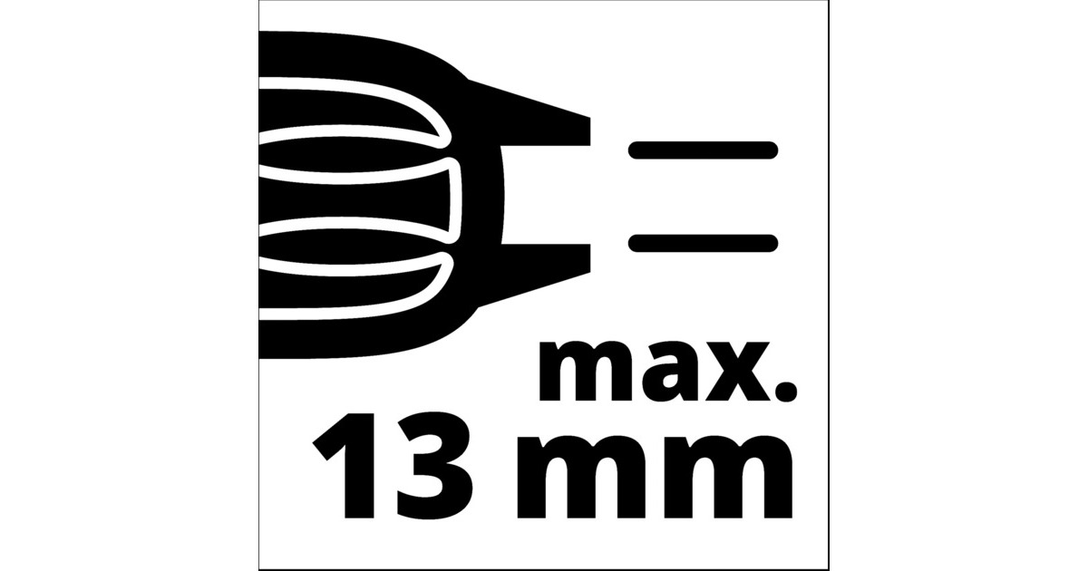 Einhell TC-ID 1000 E Kit, Taladradora de impacto rojo/Negro