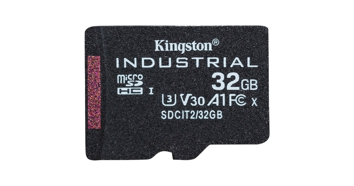 Kingston Industrial 32 GB MicroSDHC UHS-I Clase 10, Tarjeta de memoria negro, 32 GB, MicroSDHC ...