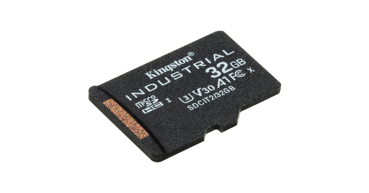 Kingston Industrial 32 GB MicroSDHC UHS-I Clase 10, Tarjeta de memoria negro, 32 GB, MicroSDHC ...