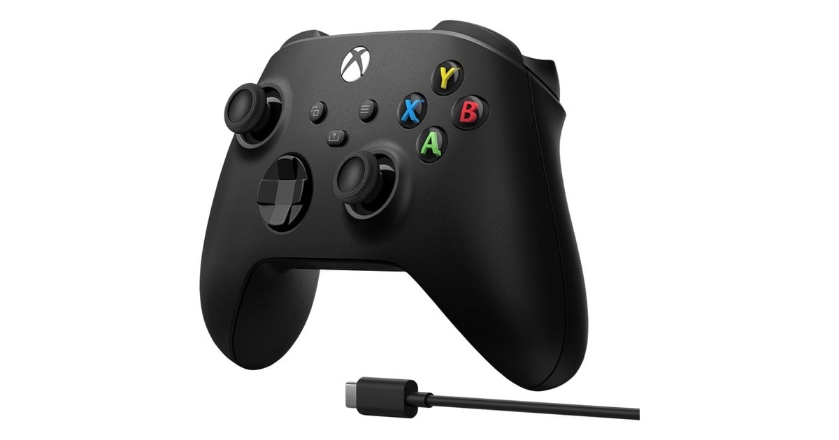 Microsoft Xbox Wireless Controller + USB-C Cable Negro Gamepad ...