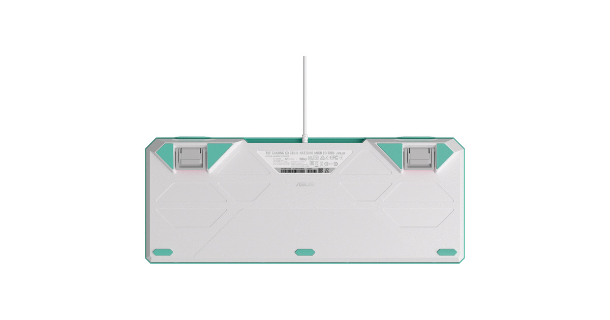 ASUS TUF Gaming K3 Gen II Hatsune Miku Edition teclado Juego USB Color ...