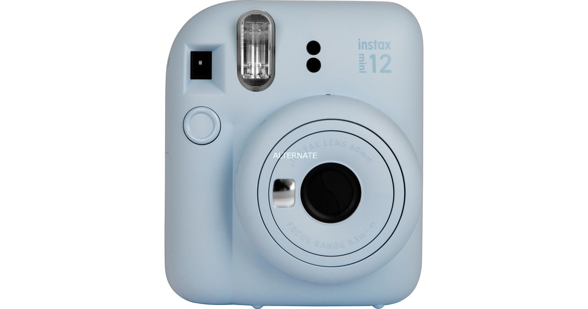Fujifilm instax mini 12, Cámara instantánea celeste