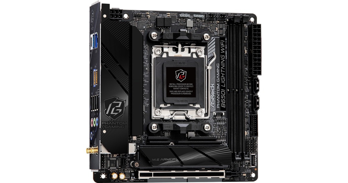 ASRock B650I Lightning WiFi, Placa base negro