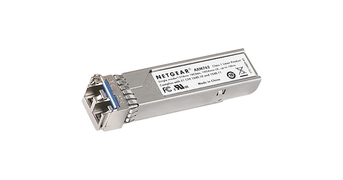 Netgear 10 Gigabit LR SFP+ Module red modulo transceptor 10000 Mbit/s ...