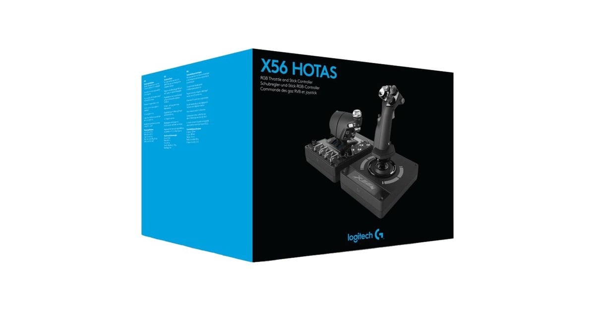 Logitech Gaming G X56 Hotas Negro USB 2.0 Simulador de Vuelo Analógico ...