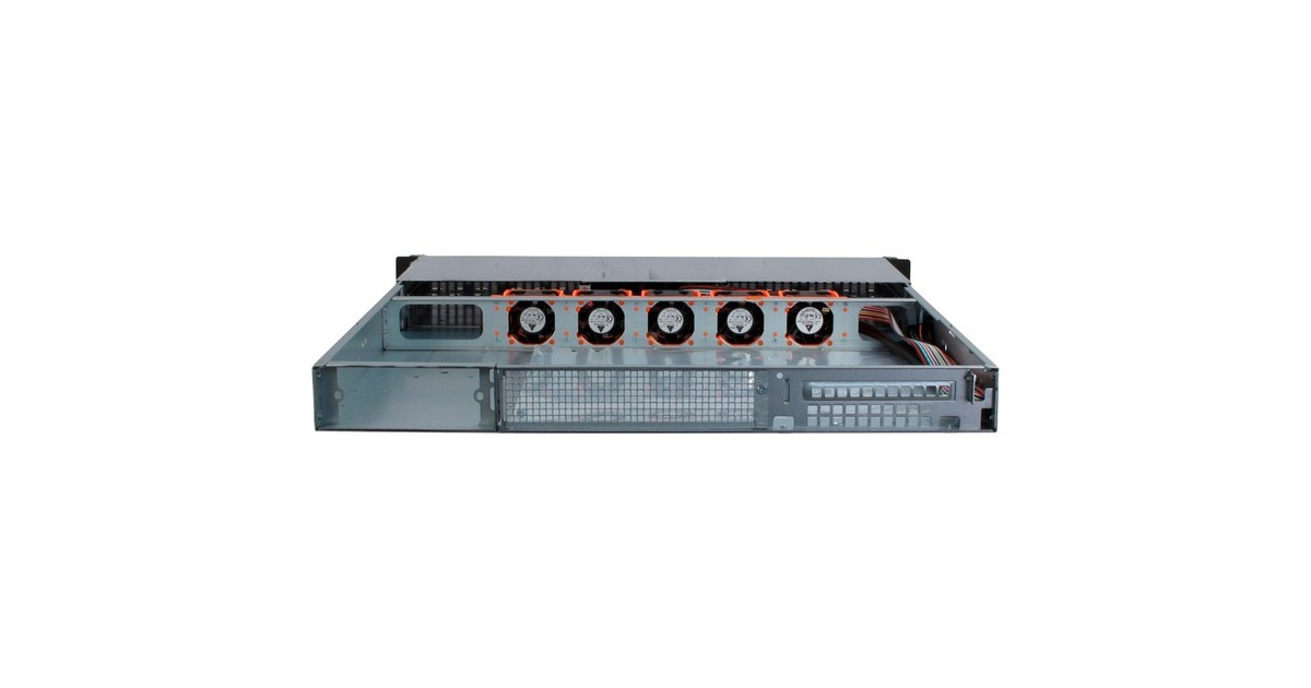 Inter-Tech IPC 1U-10255 Estante Negro, Servidor de vivienda negro ...
