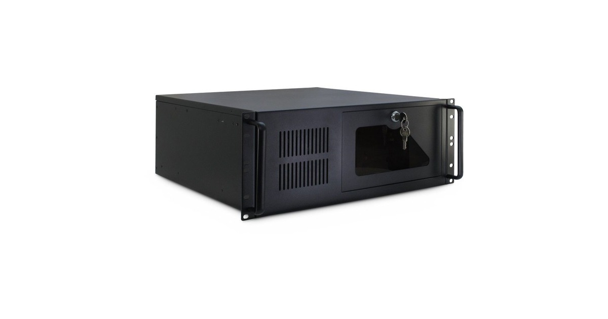 Inter-Tech IPC 4U-4088-S Estante Negro, Servidor de vivienda negro ...