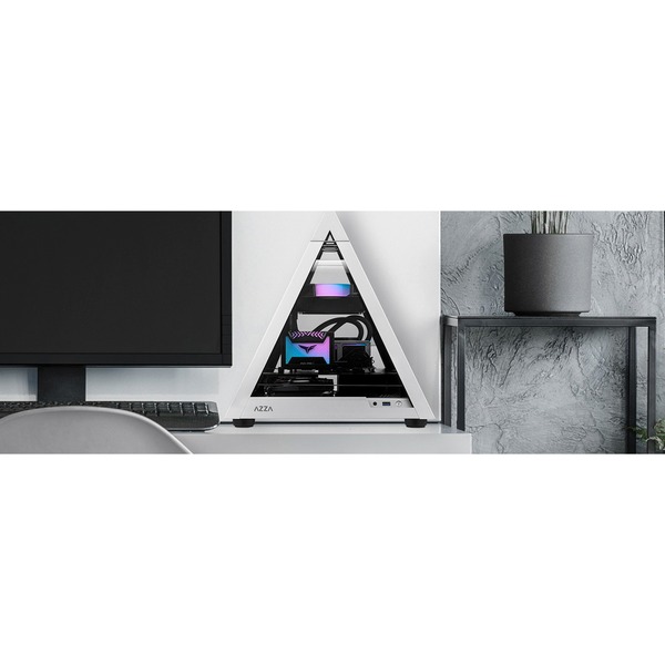 AZZA Pyramid Mini 806, Caja abierta/Benchmark aluminio/Negro